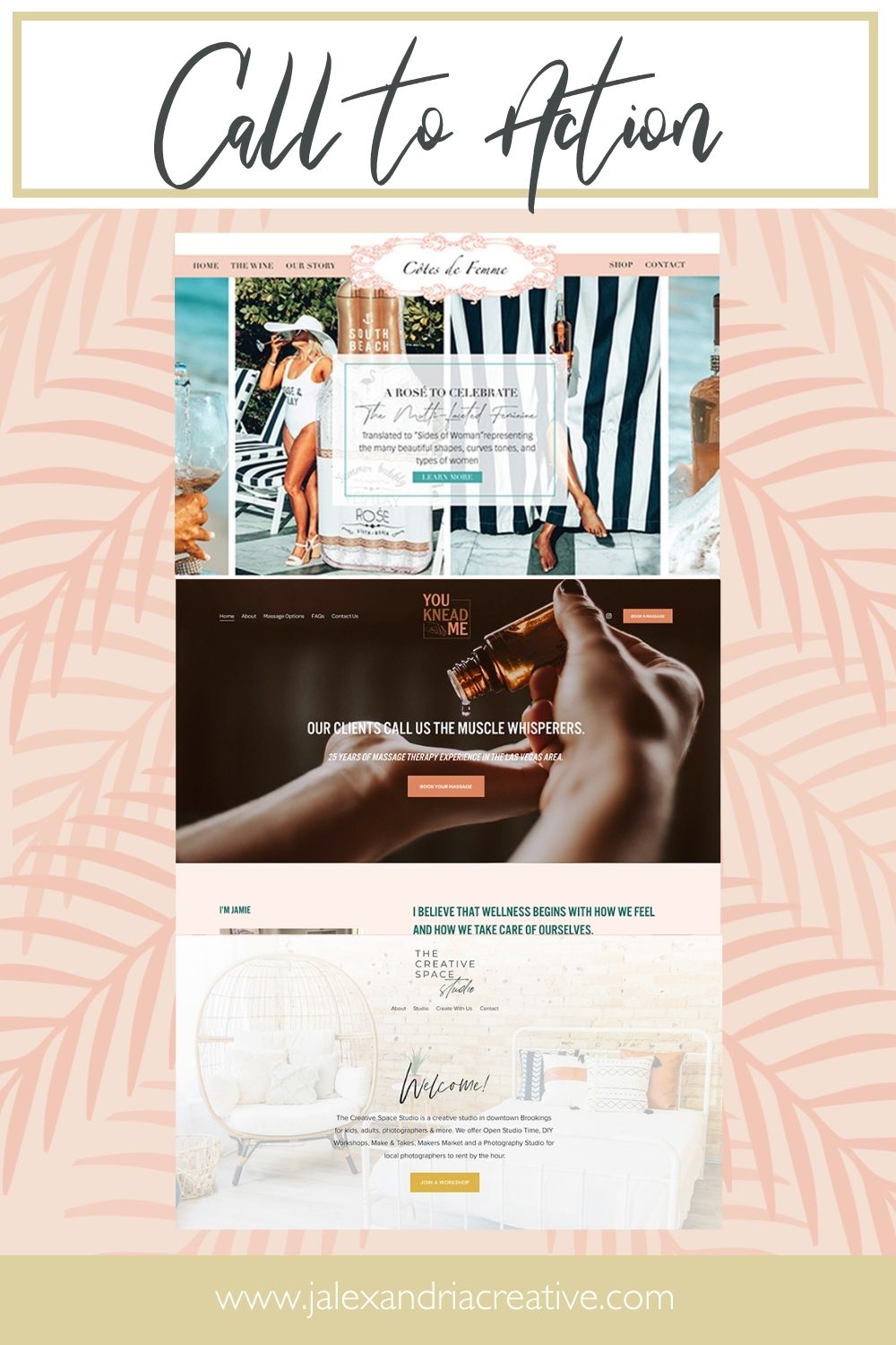 Call to Action Buttons - jalexandriacreative.com